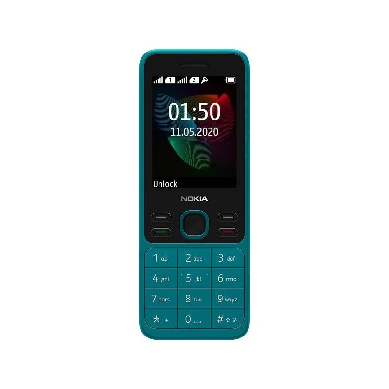 TÉLÉPHONE PORTABLE NOKIA 150 DOUBLE SIM - BLEU CYAN | Tunisie