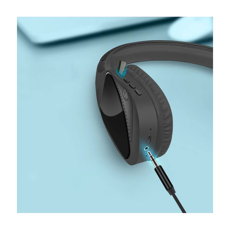 MICRO CASQUE SANS FIL STÉRÉO HI-FI PROMATE NOVA BLUETOOTH - NOIR | Tunisie