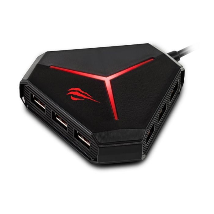 HUB USB MULTI-INTERFACE HAVIT H95 6 PORTS - NOIR | Tunisie