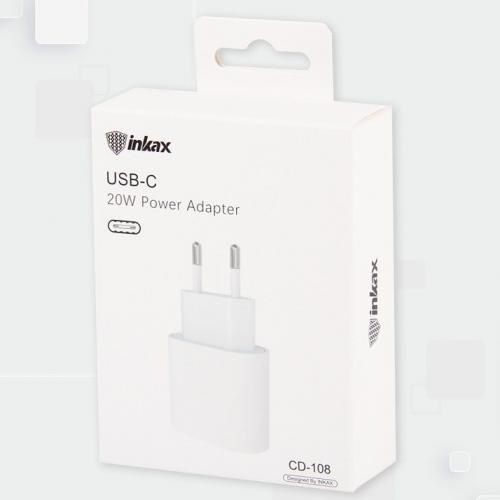 CHARGEUR INKAX CD 109 USB 20W + CABLE IPHONE RAPIDE | Tunisie