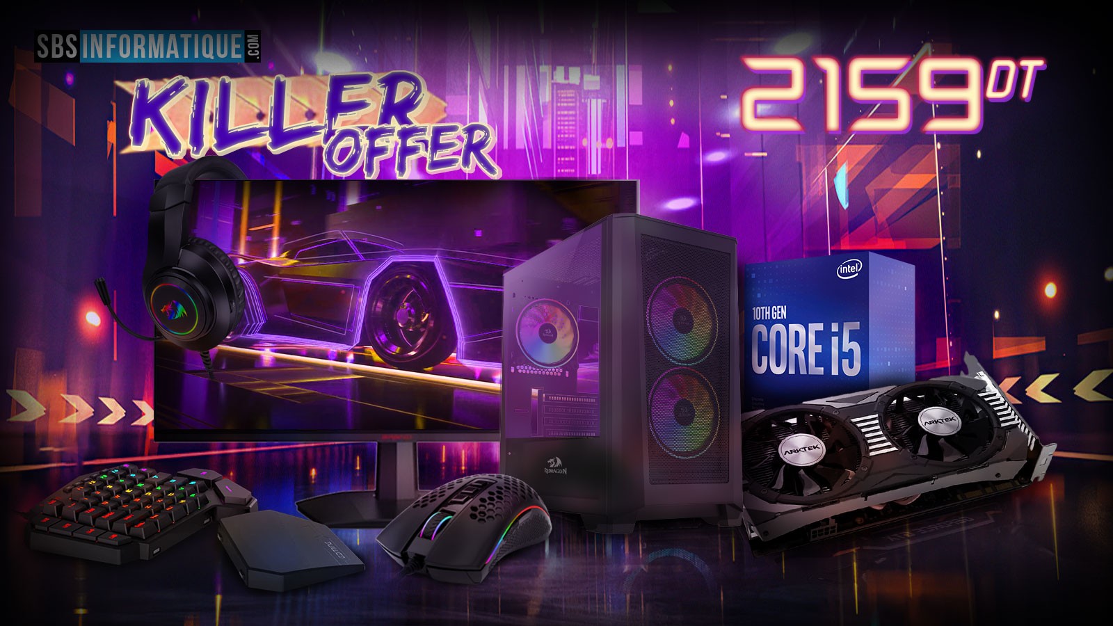 PC Gamer KILLER OFFER - i5-11400F - GTX 1660 Ti - 16Gb - 512 Gb - BLACK ...